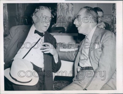 1944 US Senator Theodore Green Rhode Island & Tom Connally Texas Press ...