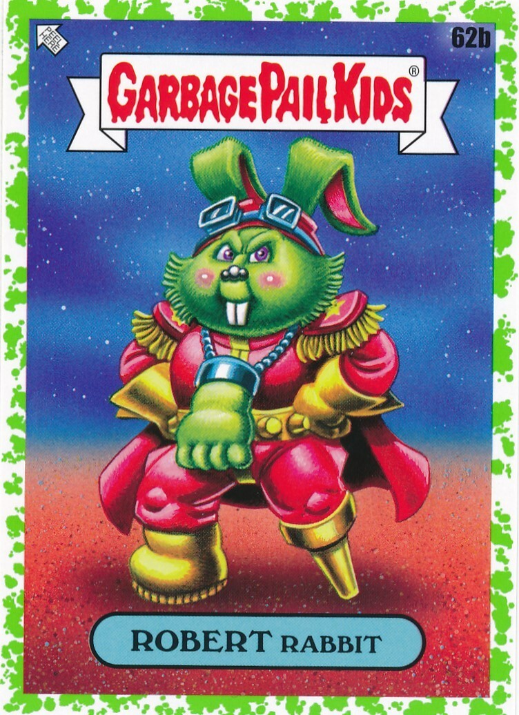 62b ROBERT RABBIT 2023 GPK Intergoolactic Mayhem BOOGER GREEN BUCKY O ...