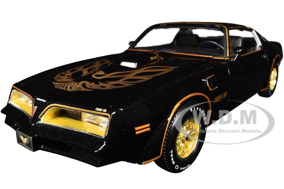 1978 PONTIAC FIREBIRD TRANS AM BLACK 1/18 DIECAST MODEL CAR BY MAISTO ...