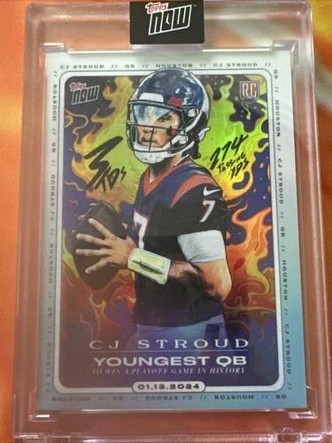 2024 Topps Now C.J. Stroud #CJ2 Rookie Card Houston Texans | eBay