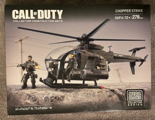 CALL OF DUTY MEGA BLOX - Chopper Strike w/ Figures, 2014 NIB: FREE ...
