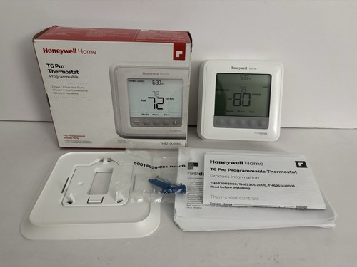 Honeywell T6 Pro Programmable Thermostat TH6210U2001 - Working ...