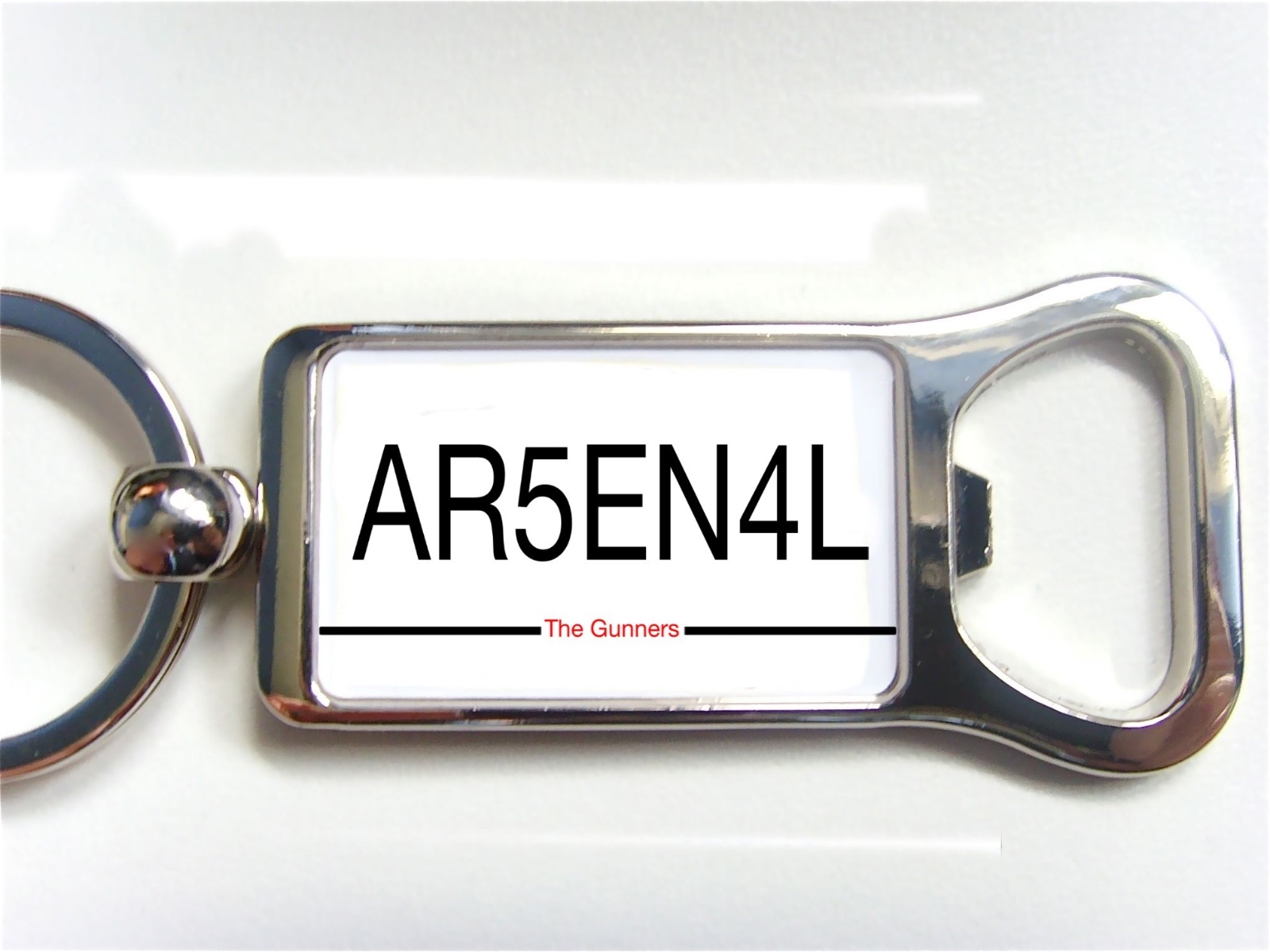ARSENAL NUMBER PLATE STYLE KEYRING KEYFOB FOB OR BOTTLE OPENER GIFT ...
