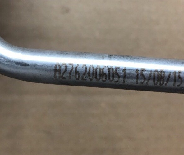 2016 MERCEDES-BENZ GL450 OEM Turbocharger Turbo-Feed Line 2762006051 | eBay