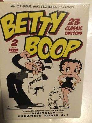 Betty Boop 2-DVD Box Set 23 Classic Cartoons Original Max Fleischer New ...