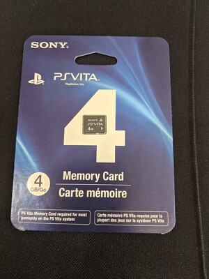 Sealed Brand New Authentic Sony 4GB Memory Cards for Playstation Vita ...