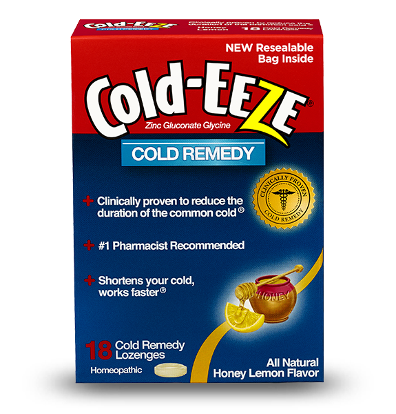 Cold-EEZE Cold Remedy Honey Lemon Lozenges - 18 Count for sale online ...