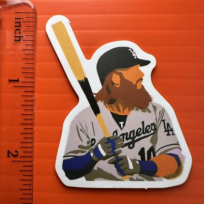 Justin Turner STICKER LA Dodgers Los Angeles Sticker MLB Baseball ...