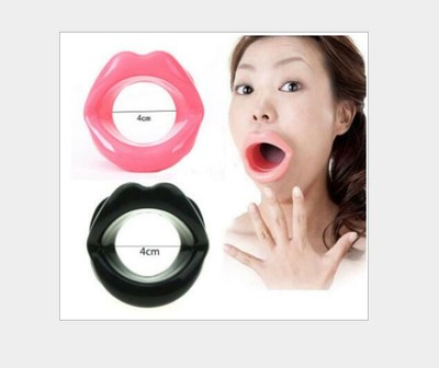Sexy Lips Rubber Open Mouth Fixation Oral Toy Gag Stuffed Restraint ...