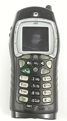 Motorola i series i355 - Black and Silver ( Nextel ) PTT iDEN Phone ...