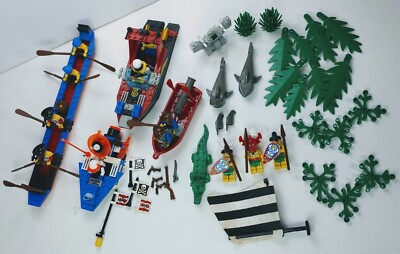 Vintage 90s Lego Islanders Pirates Space Coastal Celestial Pieces Parts ...