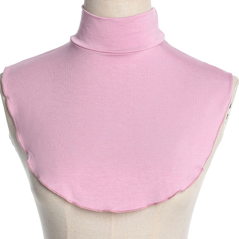 Women Men Detachable False Mock Collar Dickey Fake Faux Neck Bib ...