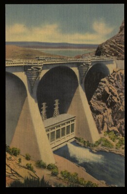 Coolidge Dam Arizona Gila River Linen Postcard | eBay