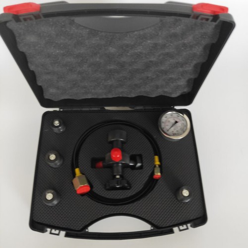 0-400Bar 6000Psi pressure gauge test kit hydraulic accumulator nitrogen ...