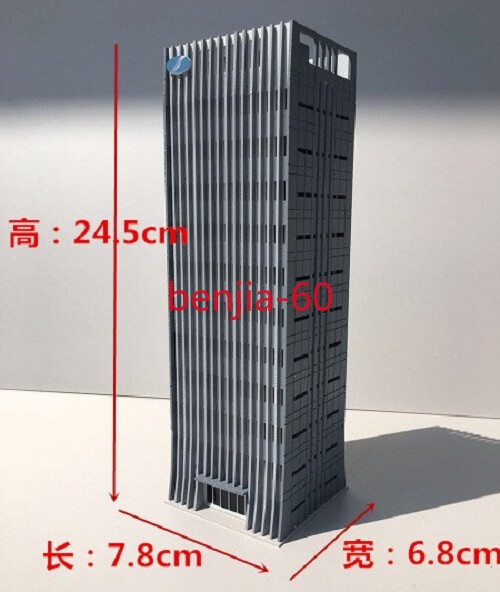1:150 Skyscraper Building Model Railroad High Rise House Scene Diorama ...