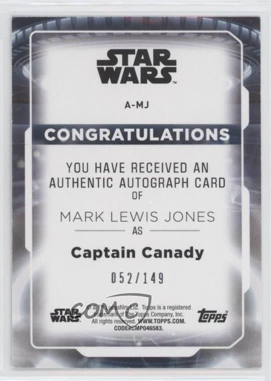 2021 Star Wars Battle Plans Blue as Captain Canady Mark Lewis Jones ...
