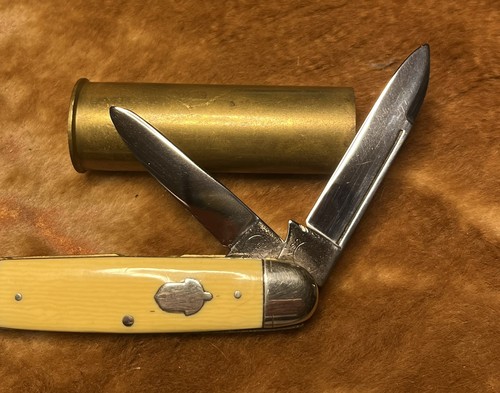 1924-33 Remington UMC 3-Blade Stockman Acorn Shield R3625 Cowboy Awl ...