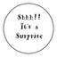 Shhh It's A Surprise Suprise Stickers Party Bag Sweetie Cone Birthday ...