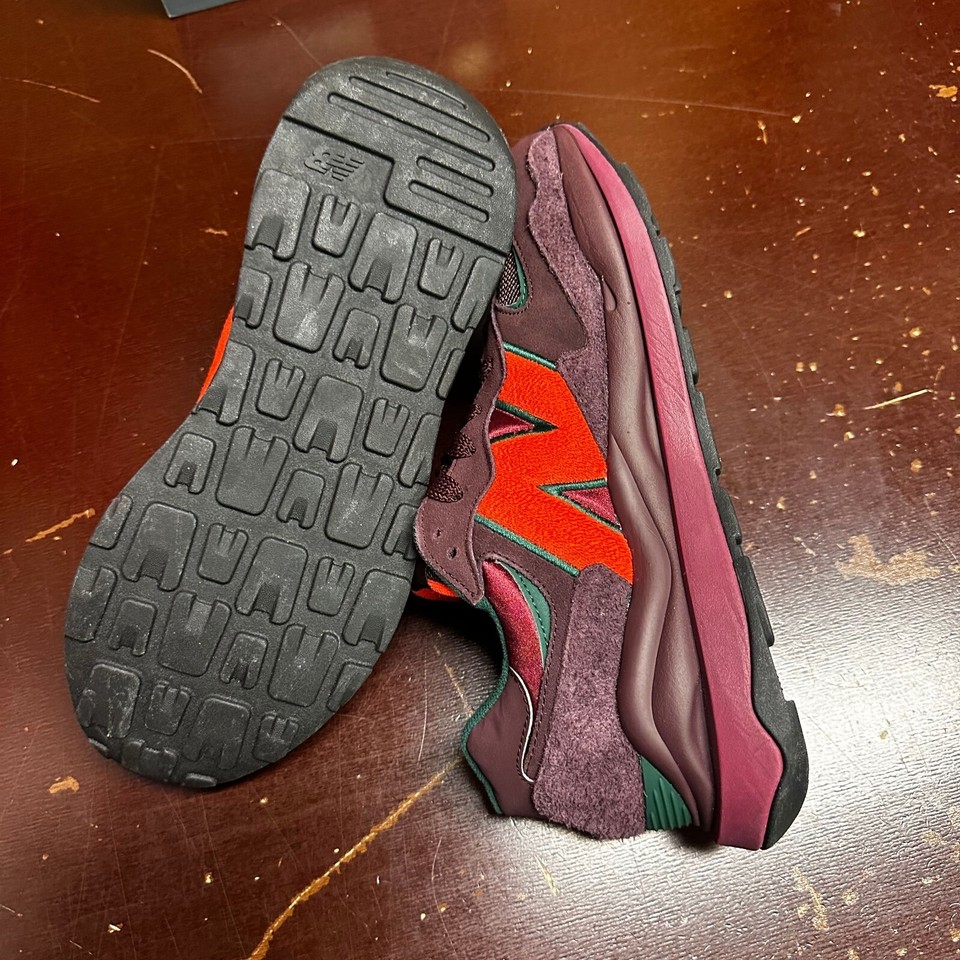 New Balance Mens Purple 57/40 M5740WA1 Suede Athletic Running Shoes ...