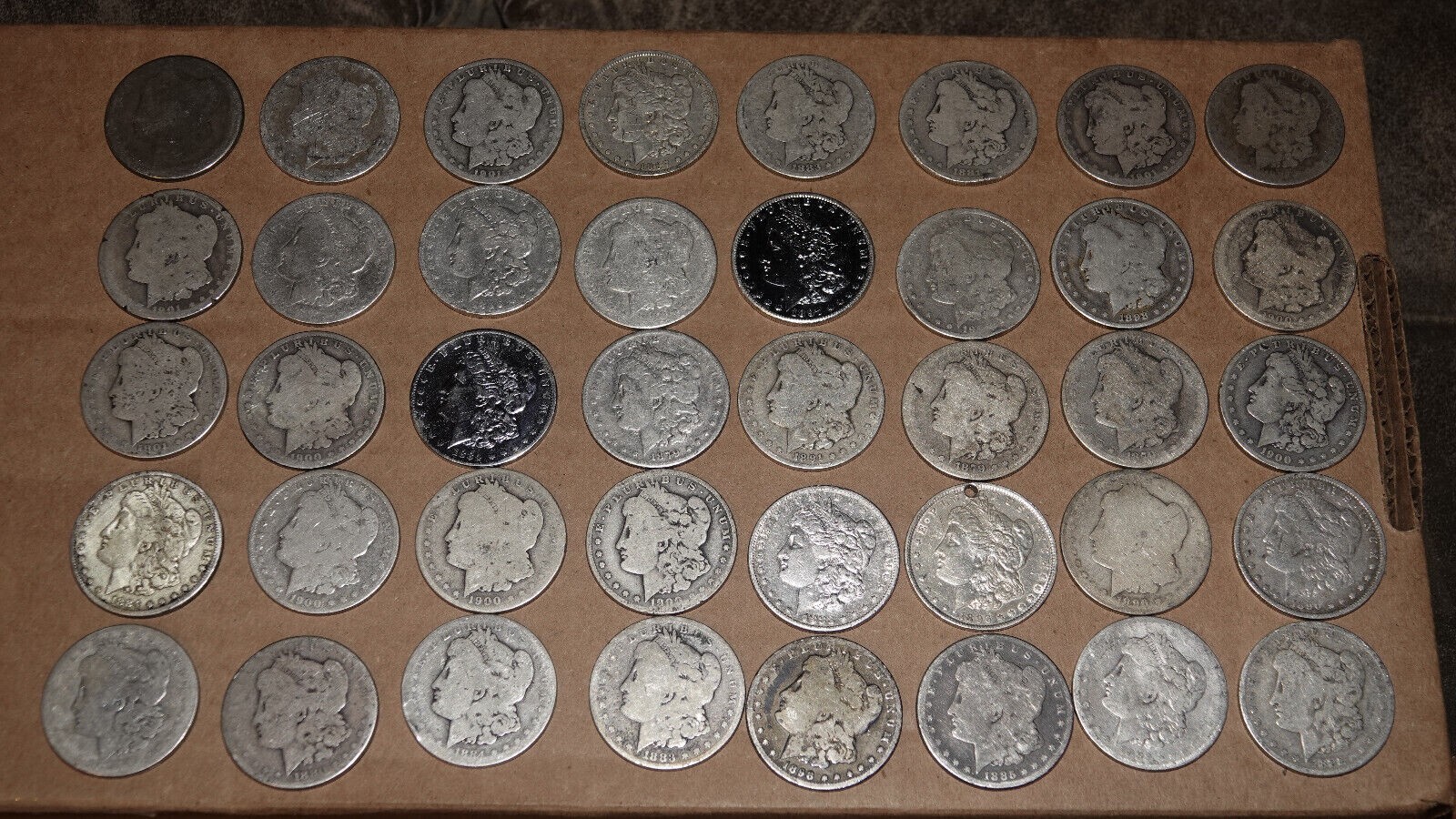 Morgan Silver Dollars Mixed Dates and Mints lot of 40 coins | eBay
