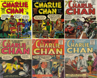 1948 - 1956 Charlie Chan Comic Book Package - 7 eBooks on CD | eBay