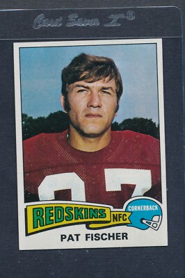 1975 Topps #332 Pat Fischer Redskins NM/MT *1092 | eBay