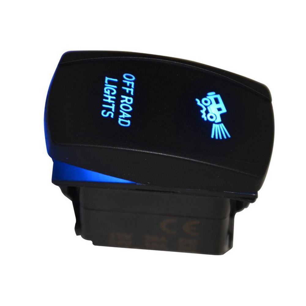 Car Off Road 12V 20A Toggle Rocker Switch Blue LED Light Bar 5Pin Sales ...