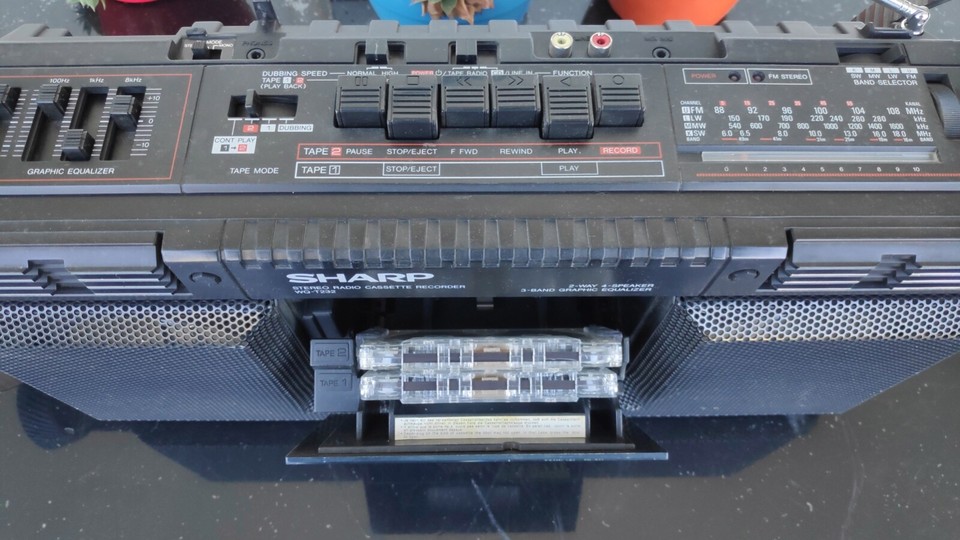 Sharp WQ-T232(H)BK BoomBox | eBay