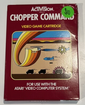 Atari 2600 7800+ Chopper Command CIB Complete In Box Vintage 80s 47875100091 | eBay