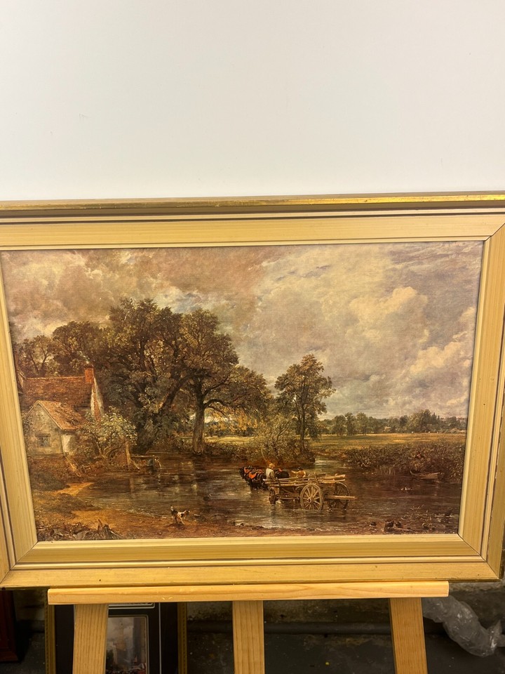 Vintage, Framed Art print, "The Hay Wain" by John Constable | eBay
