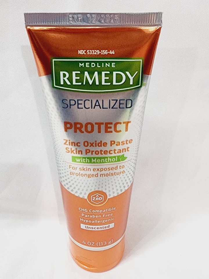 Medline Remedy PROTECT Paste Skin Protectant Menthol Unscented 4 oz ...