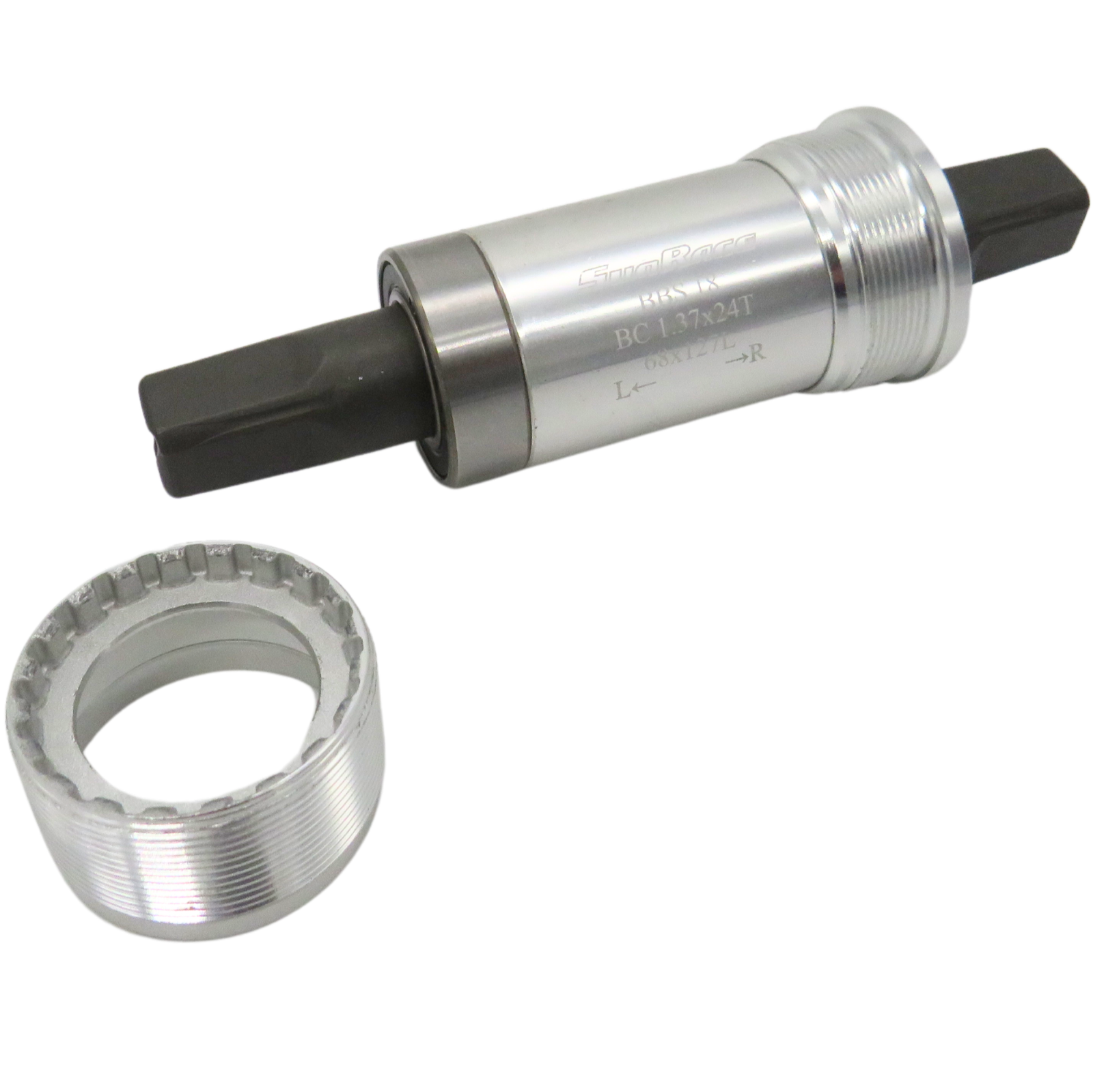 Sunrace Bottom bracket BBS18 BSU0 68x 127mm square taper Silver - H | eBay