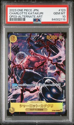 CHARLOTTE KATAKURI OP03-123 SEC ALT ART, PSA 10 GEM MINT, 2023 ONE ...