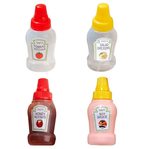 1Pc Mini Sauce Bottle Ketchup Honey Salad Containers Bottles Portable ...
