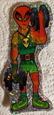 ALIEN--NEW--Vintage (1998) Prismatic Vending Machine Sticker (#849) | eBay