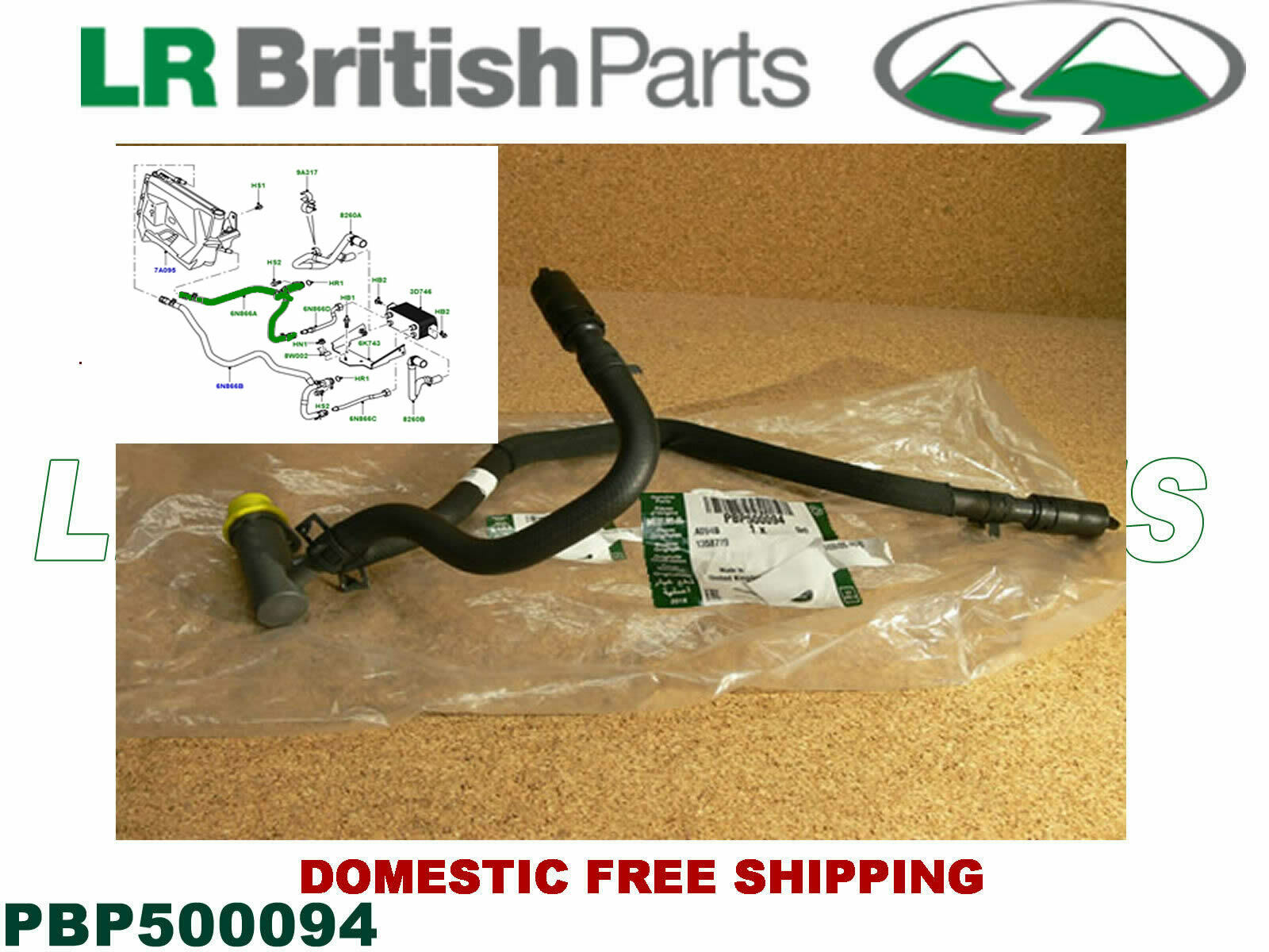 GENUINE LAND ROVER ENGINE OIL COOLER OUTLET RANGE ROVER SPORT 4.2 ...