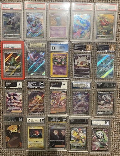 Pokemon 20 x Graded Slab Bundle English & Japanese (PSA, ACE, CGC, BGS ...