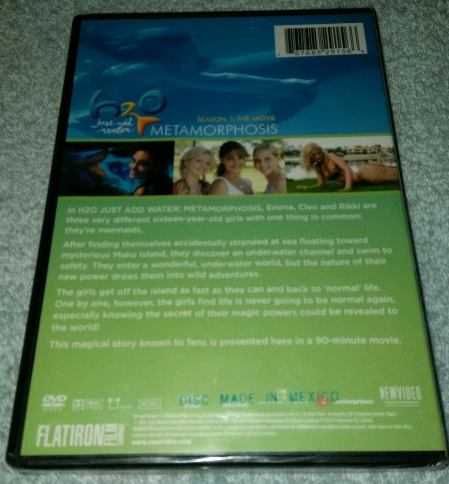 H2O Just Add Water Metamorphosis DVD NEW 767685291566| eBay