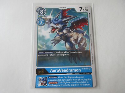 AeroVeedramon BT2-028 Digimon Card Game LP | eBay