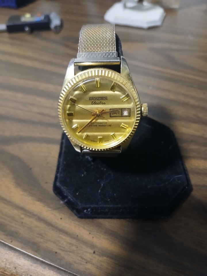 VINTAGE RARE KRONOTRON ELECTRA WATCH | eBay