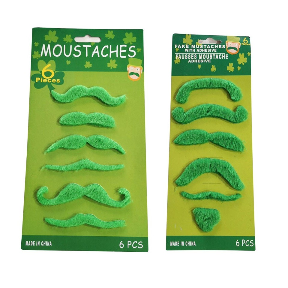 Self Adhesive Mustache Party Mustaches Kit St. Patrick Day Photo Props ...