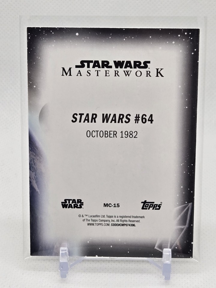 2024 Topps Star Wars Masterwork MARVEL COMIC COVERS Star Wars #64 Oct ...