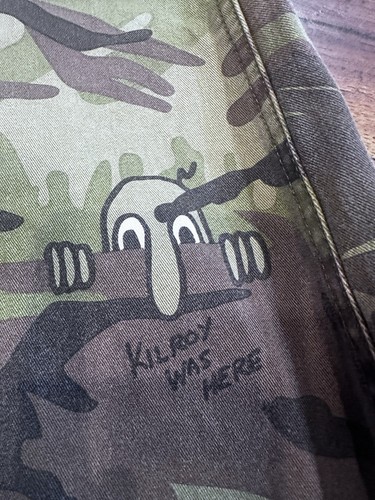 Rare Play Cloths men GI Jack Capsule Camo Cargo Pants sz 36 Kilroy was ...