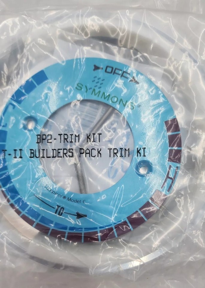 Symmons BP2-TRIM Temptrol Model C Shower Plate Kit Temperature Control ...