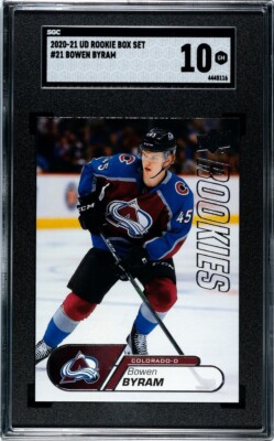 2020-21 Upper Deck Rookie Box Set #21 Bowen Byram Colorado Avalanche ...