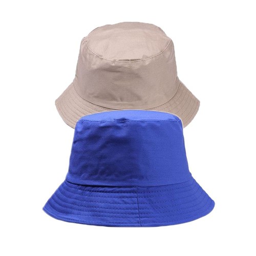 Fashion Cotton Outdoor Sunscreen Candy Color Sun Caps Bucket Hat ...