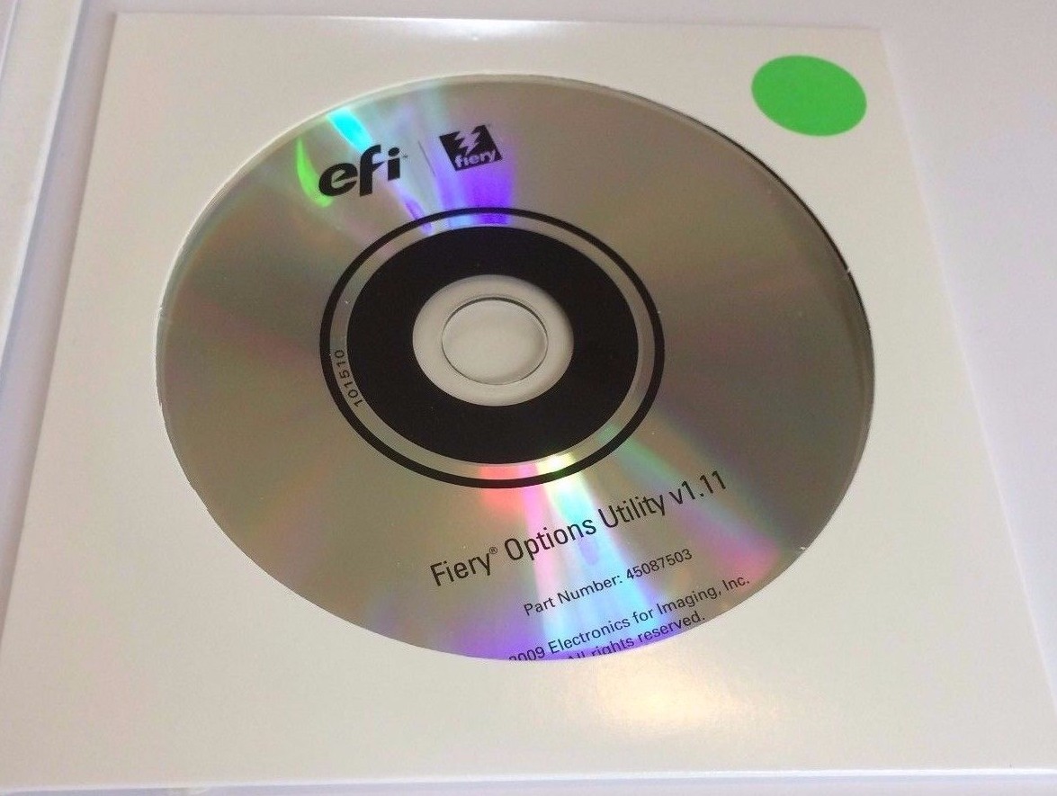 EFI Fiery Advanced Controller Interface Kit - FACI Enable Dongle & CD ...