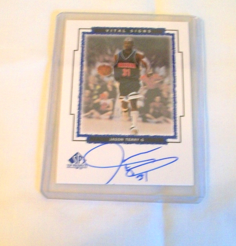 Jason Terry G 1999 Upper Deck SP Top Prospects Signed Autograph Card | eBay