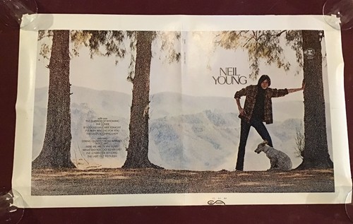 NEIL YOUNG MEGA-RARE ORIGINAL ALTERNATE ALBUM SLICK “POSTER” FOR 1968 ...
