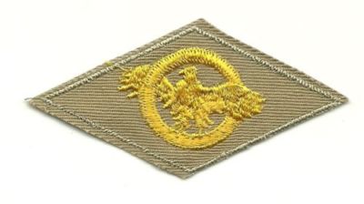 RUPTURED DUCK WWII ARMY WAR HONORABLE DISCHARGE VETERAN EMBROIDERED ...